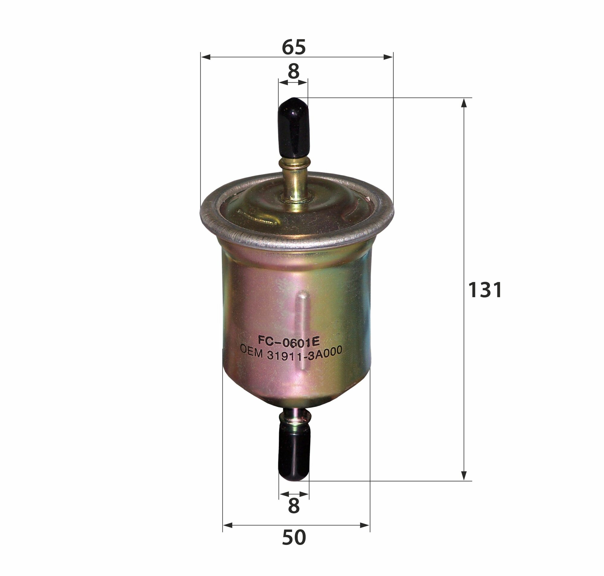 Фильтр топливный RB-exide FC-0601E для HYUNDAI (31911-3A000)