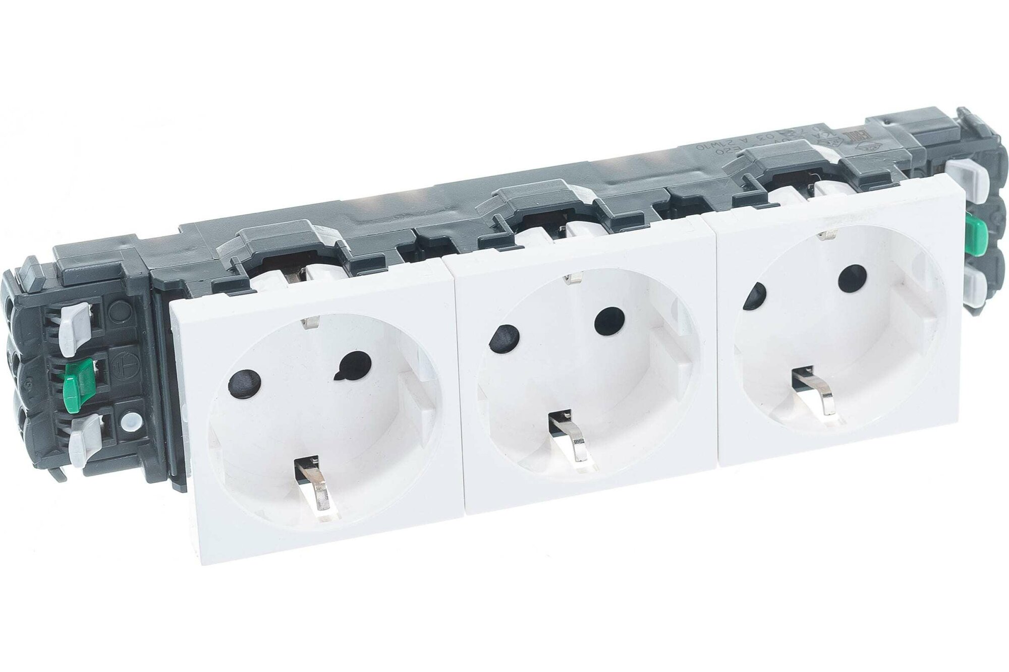 Механизм розетки Legrand 3-м СП Mosaic New 6-модульный, для кабель-канала DLP Leg 077403 131686