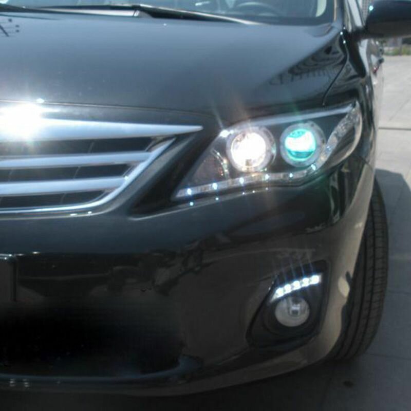 Светодиодные дневные ходовые огни применяется к Toyota Corolla E140 E150 Restyling 2010-2013