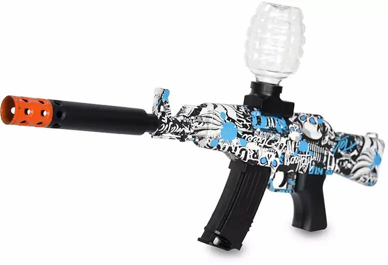 Игрушечное оружие автомат АК-47 на гелевых пулях с аккумулятором