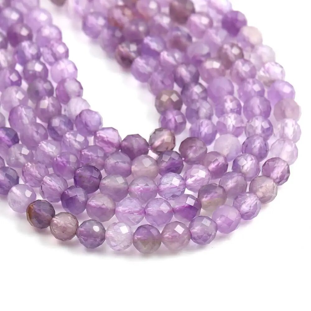 Бусины Amethysts 4 мм, натуральный камень