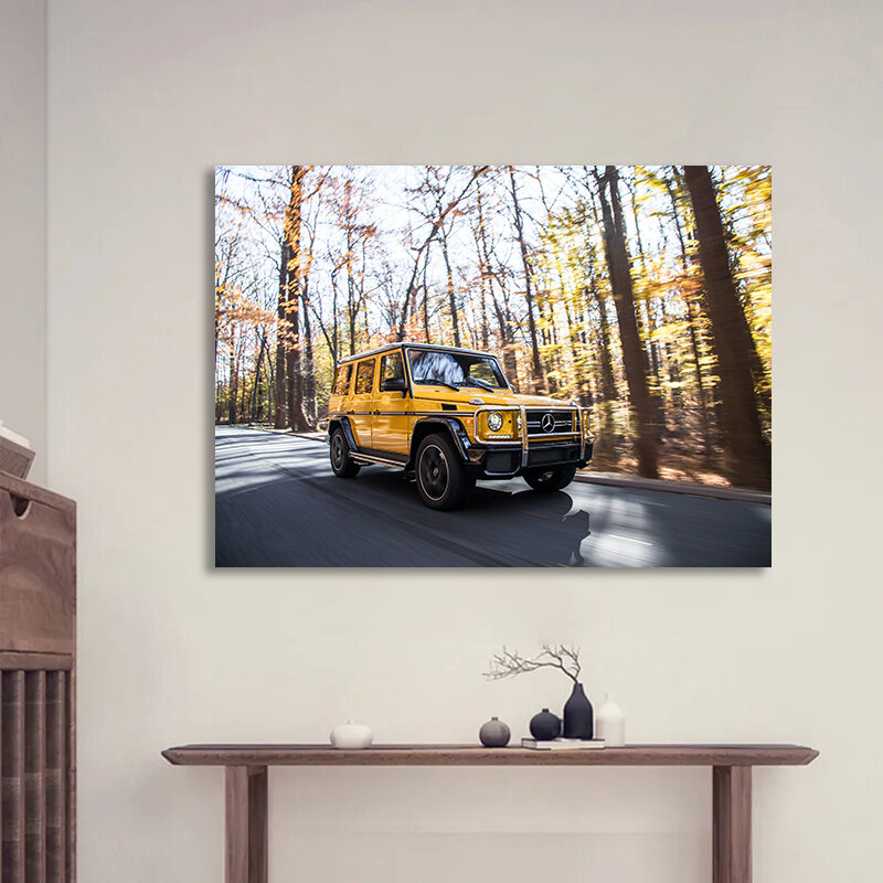 Картина авто / мерседес, картины на стену для интерьера / мужчине, 20х30 см.