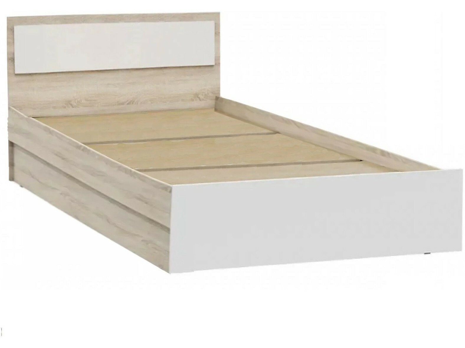 Мартина Кровать 90 (Дуб Сонома / белый)