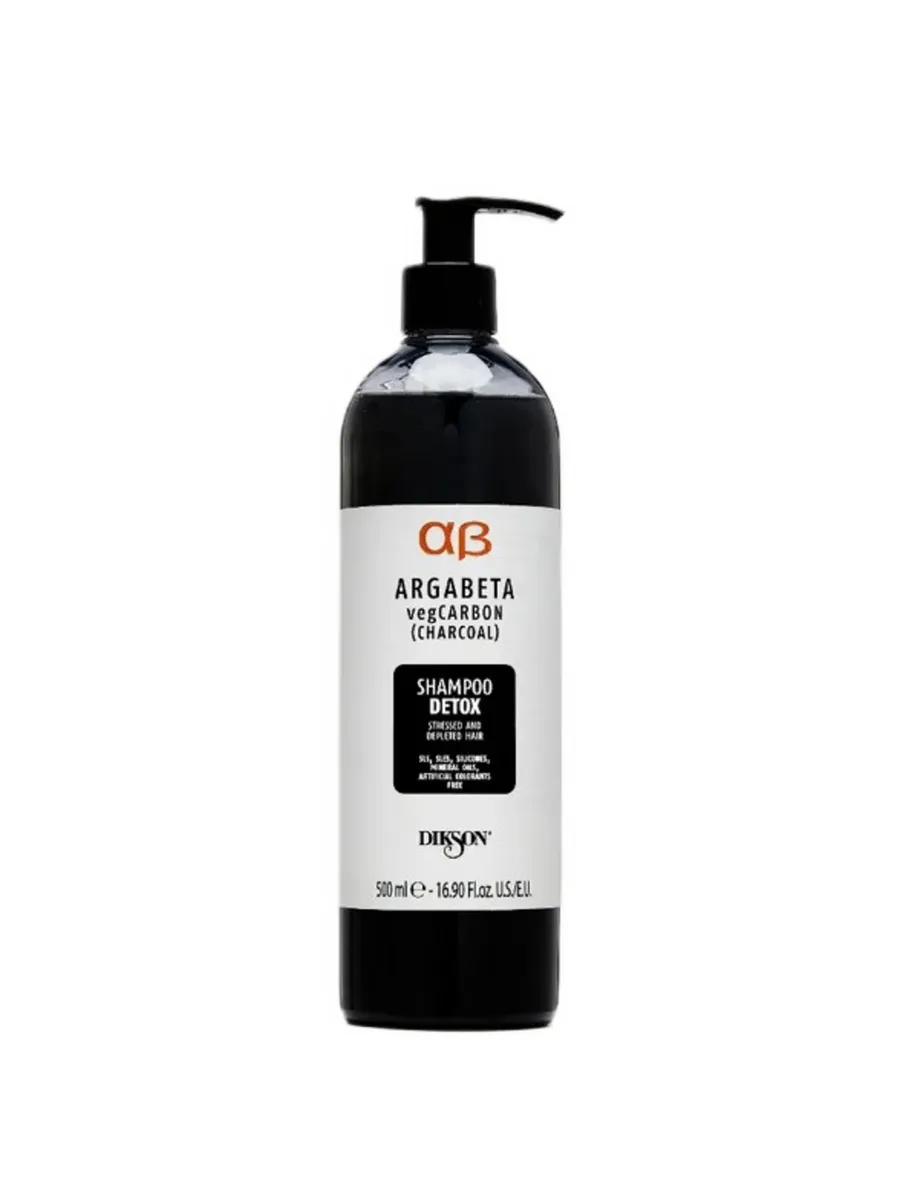 Шампунь Dikson ARGABETA vegCARBON Detox для волос, подверженных стрессу, 500 мл