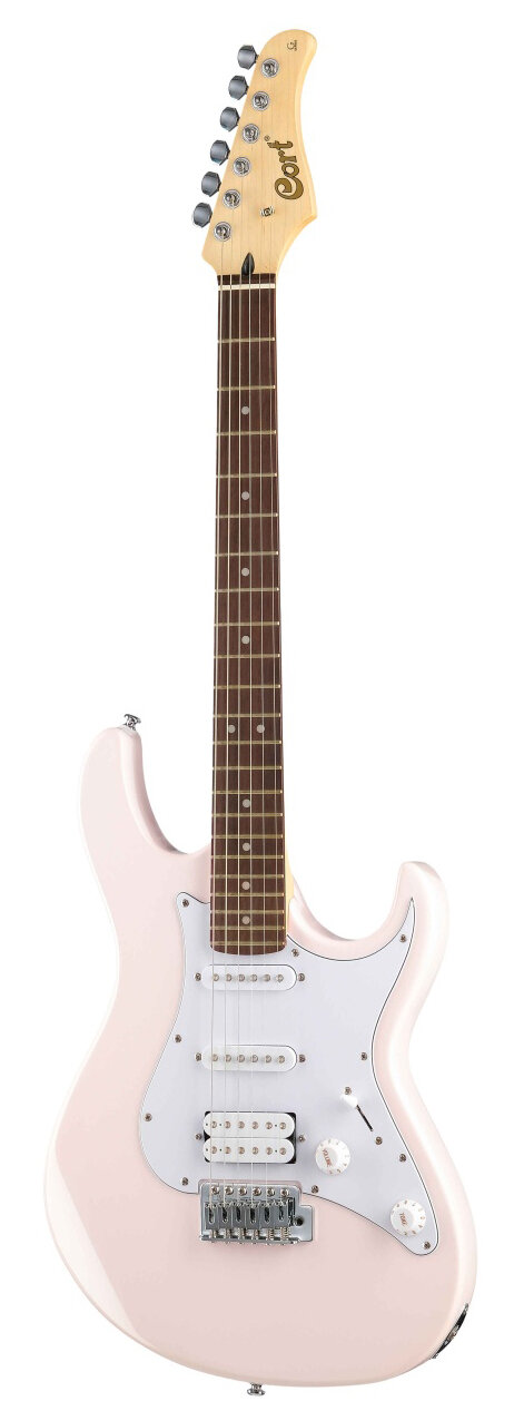Cort G200-PPK Электрогитара корт розовый стратокастер