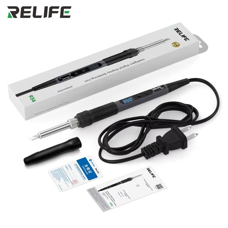 RELIFE 936 паяльник электрический EU Plug 220V