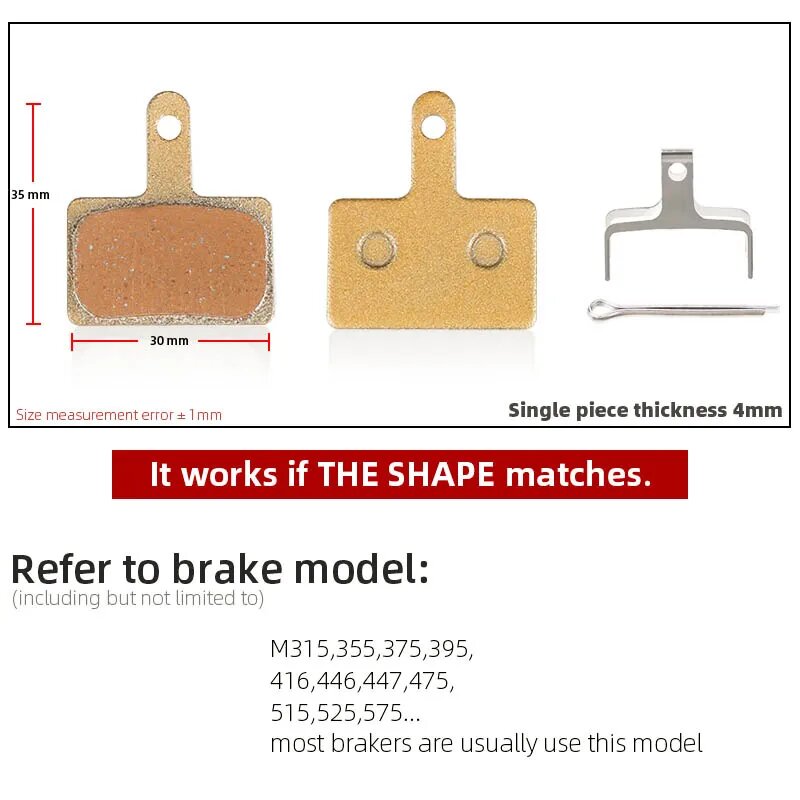 Тормозные колодки nodafa для Shimano SRAM avid Hayes Magura 811