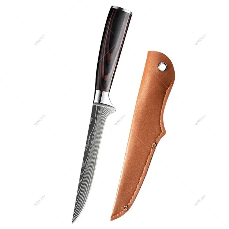 Кухонный нож, обвалочный, разделочный для разделки мяса, Стали Многоцелевой