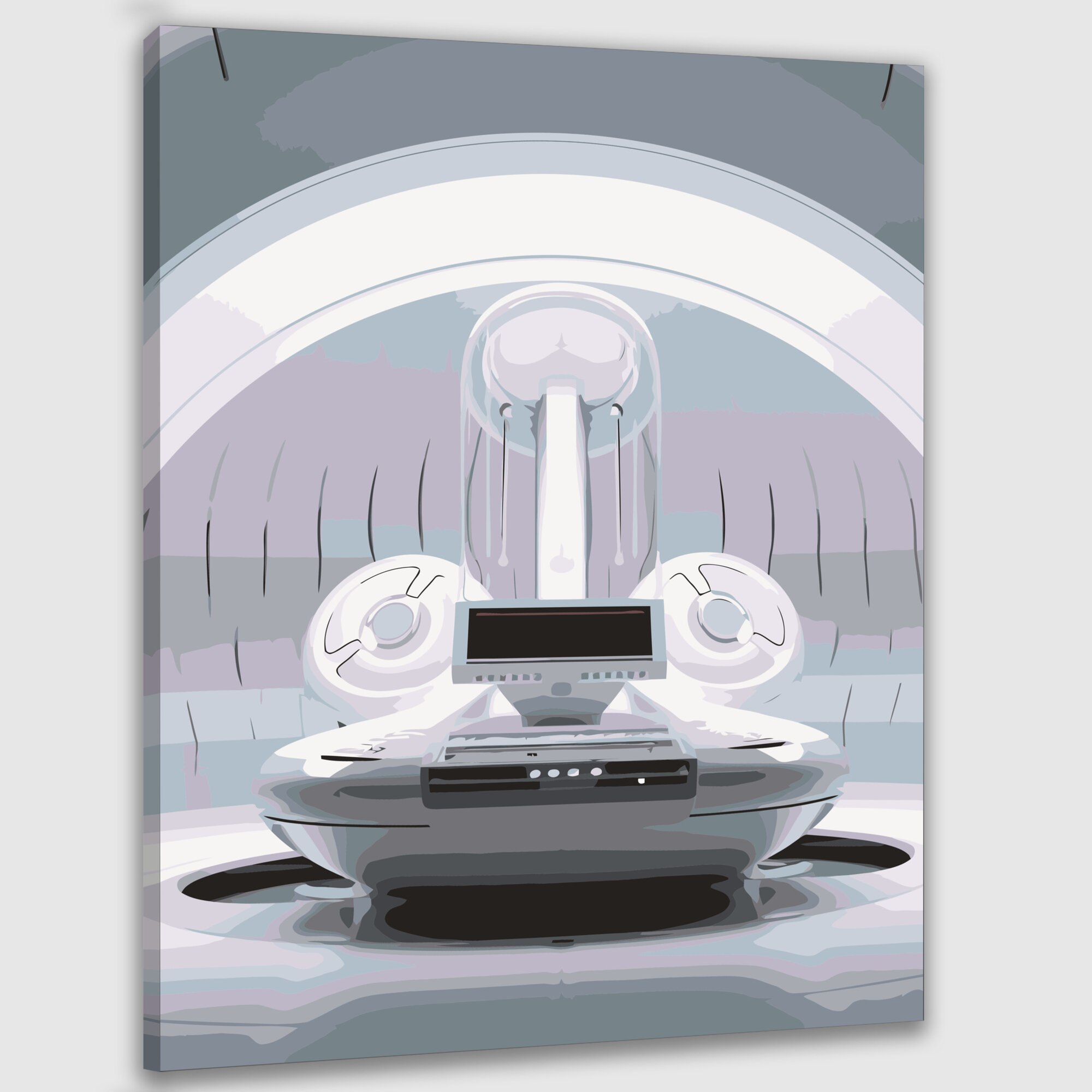 Картина по номерам 40x50 см, Цифровая иллюстрация, инновационная музыкальная, футуристический дизайн