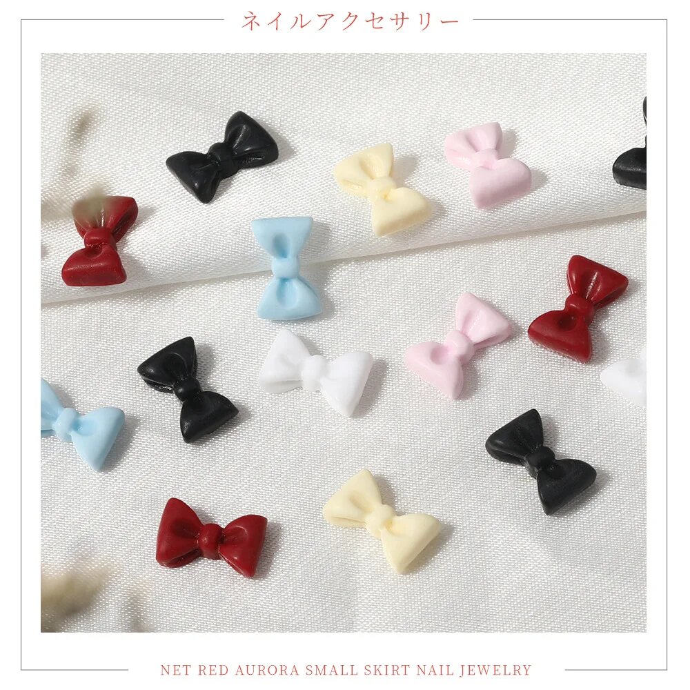 Банты для ногтей 50шт, Цвет: 50Pcs Bow