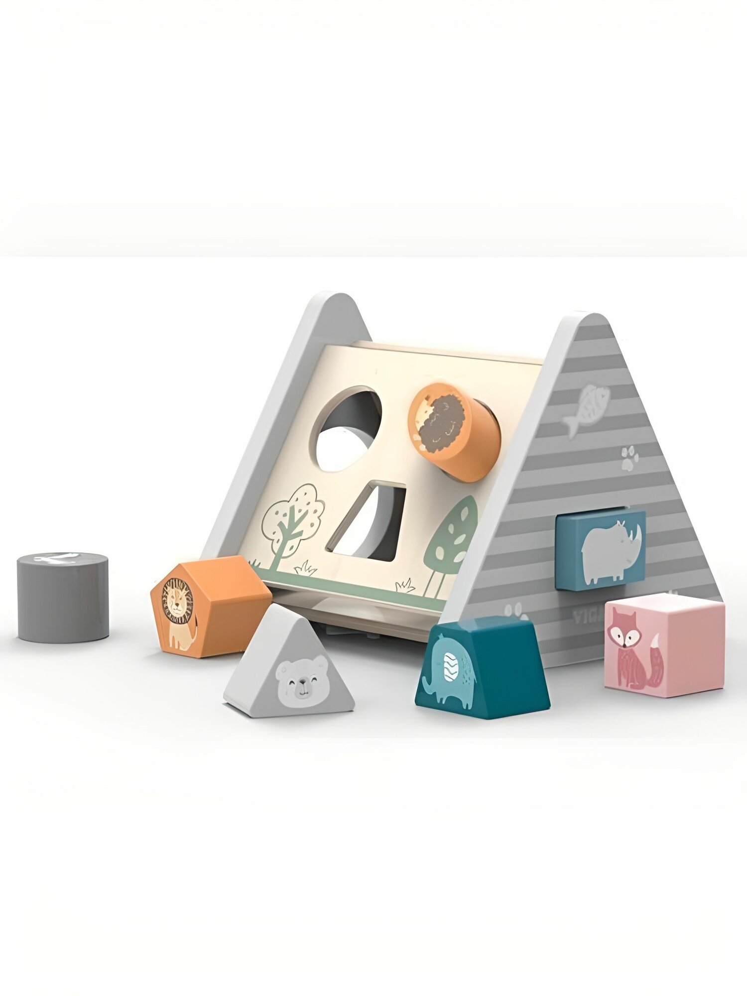 Сортер "Домик" в коробке, VIGA 44007