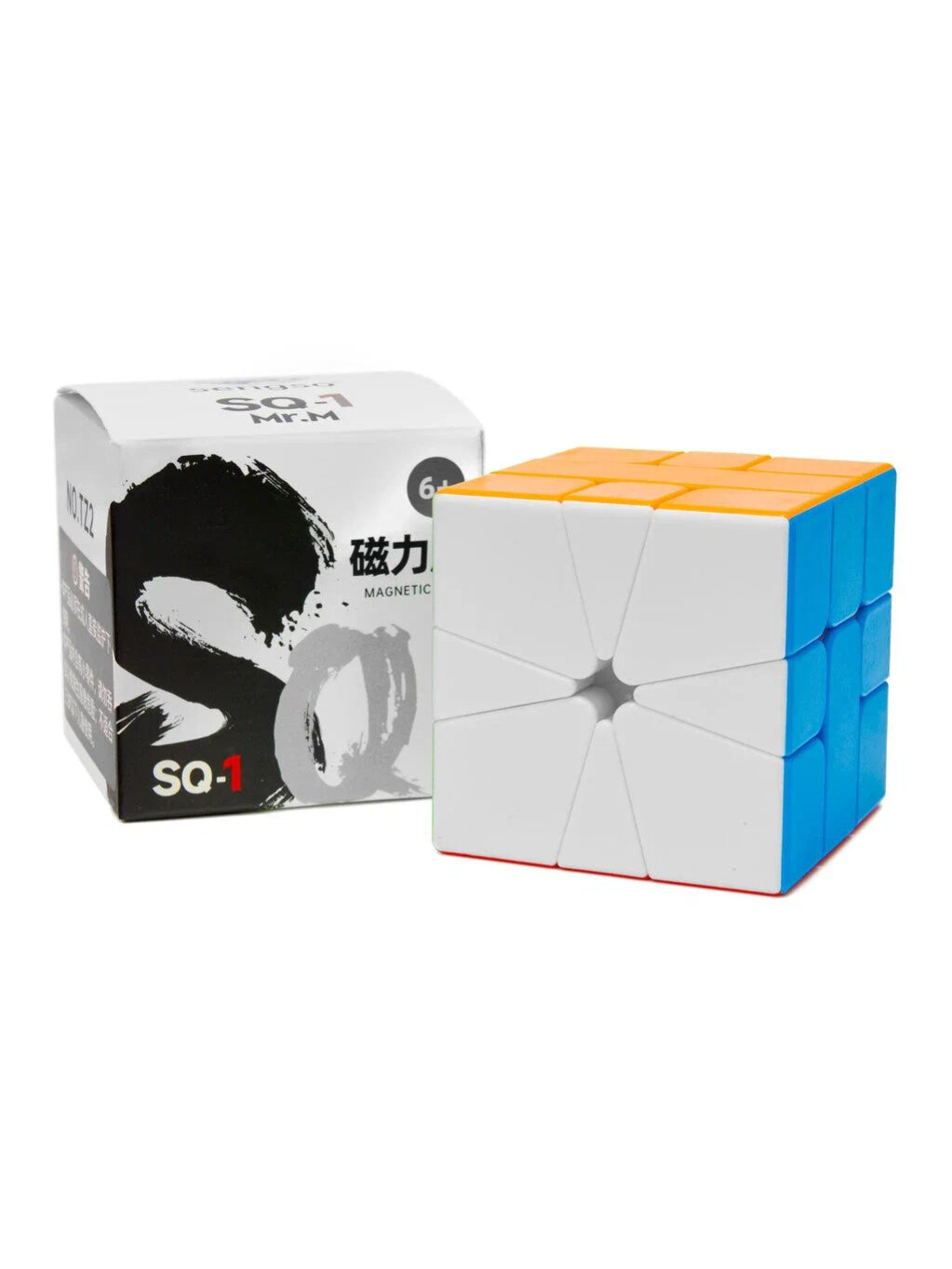 Головоломка скваер магнитный ShengShou Mr.M Square-1, цветной пластик
