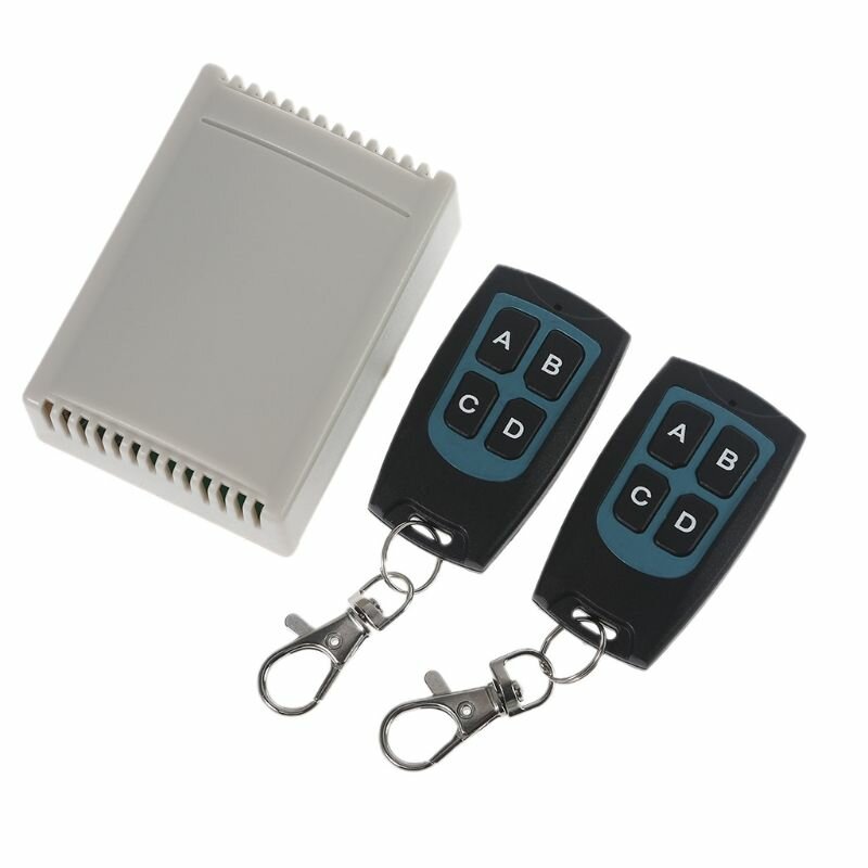 Четырехпозиционный беспроводной переключатель дистанционного управления DC12V + 2 пульта SF04