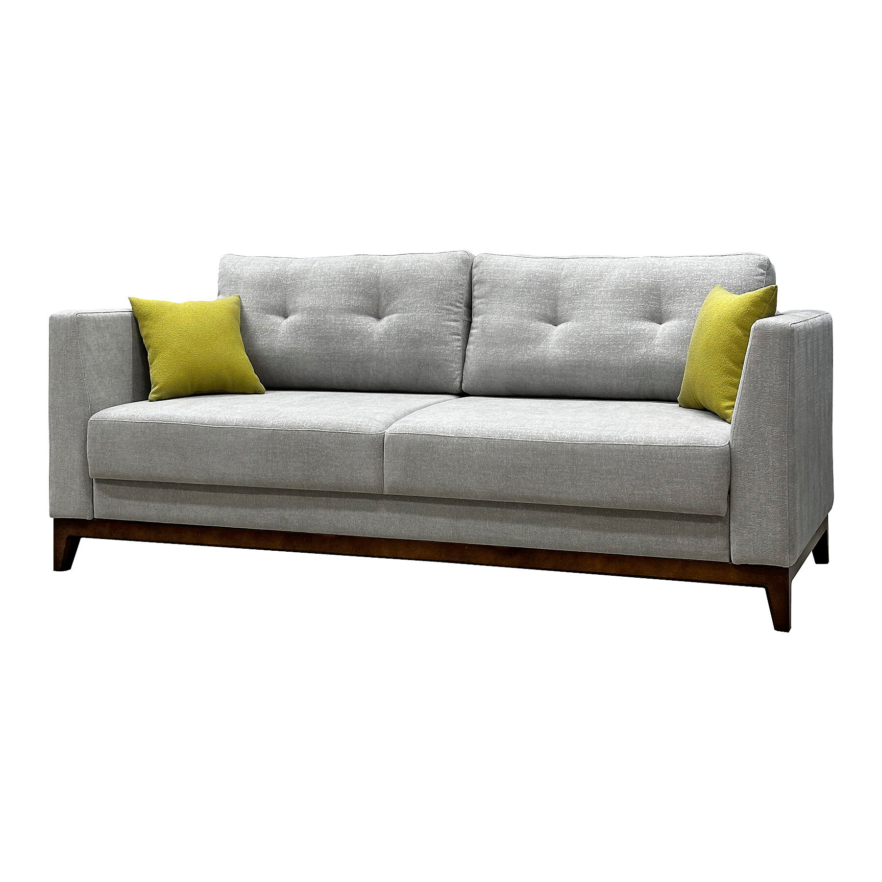 Диван-кровать Дива-Д UNO loft, до 225 см, дизайнерский, скандинавский, современный, на высоких ножках из массива.