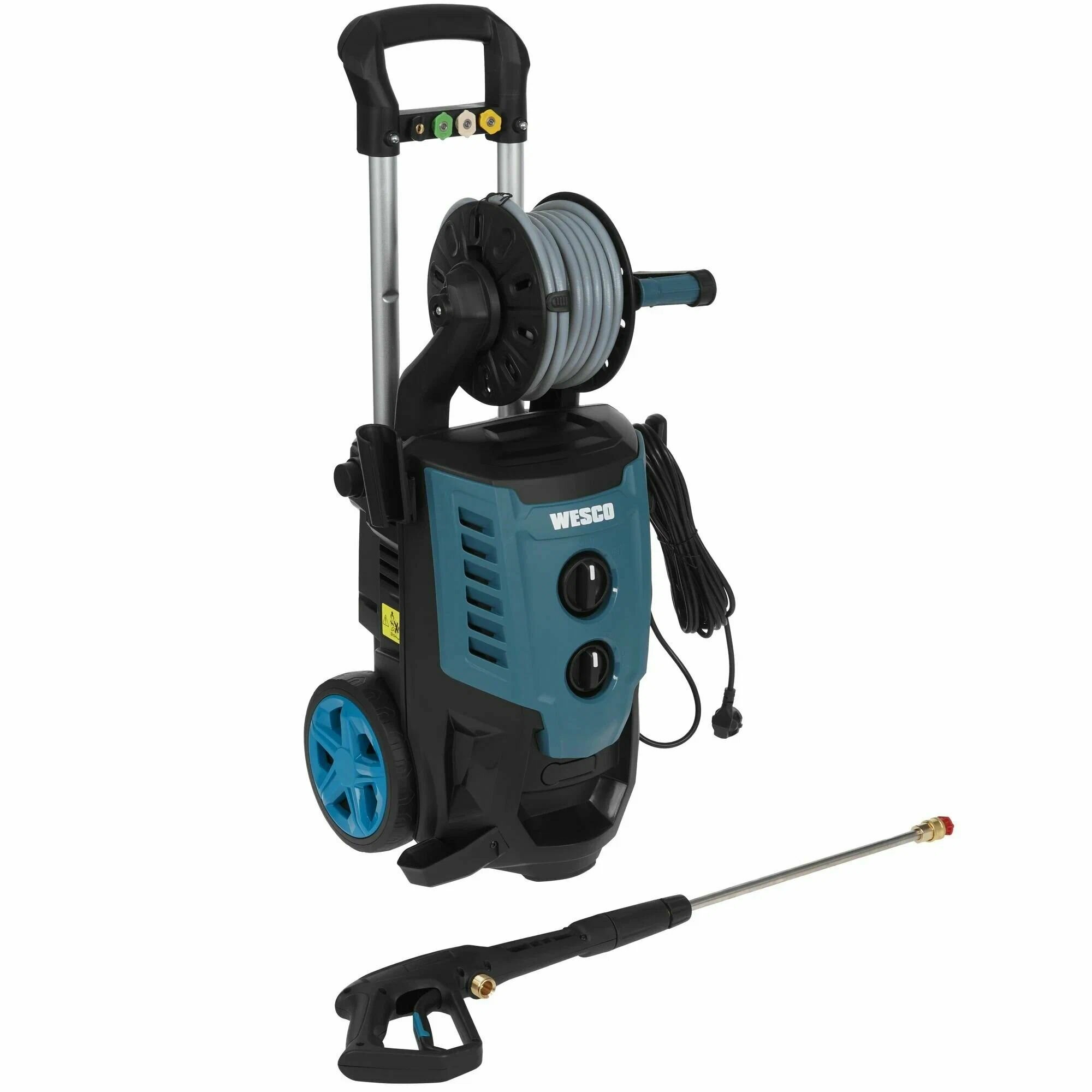 Мойка высокого давления Wesco WS8677, 2500Вт, 480л/ч, давление до 170Бар, длина шланга 10м