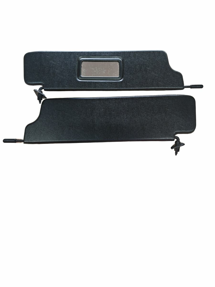 Козырьки солнцезащитные с зеркалом 21213-8204010/11 черный - 2 штуки