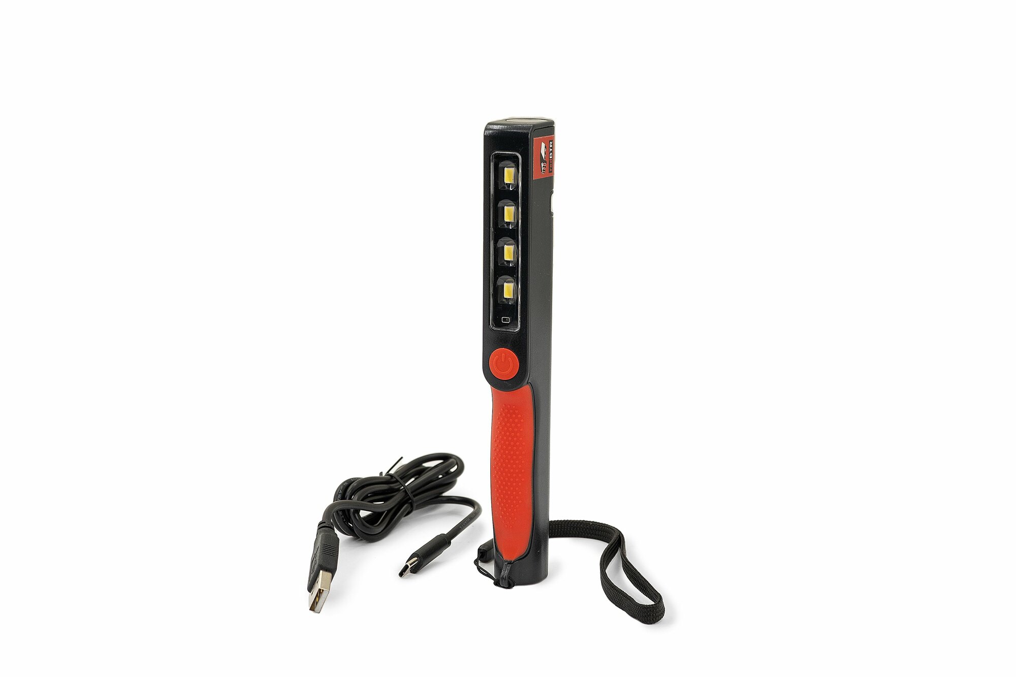 Фонарик-ручка светодиодный аккумуляторный 5+4 LED, 180+150 Lm