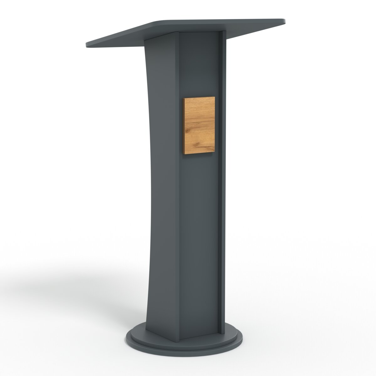 Трибуна "диктор" №88, Темно-серый и Дуб Золотистый. Производитель товара - компания Westcom.