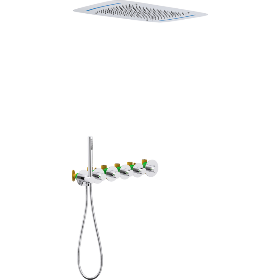 Душевой комплект Timo Saona SX-2319/00SM С внутренней частью, с термостатом, хром