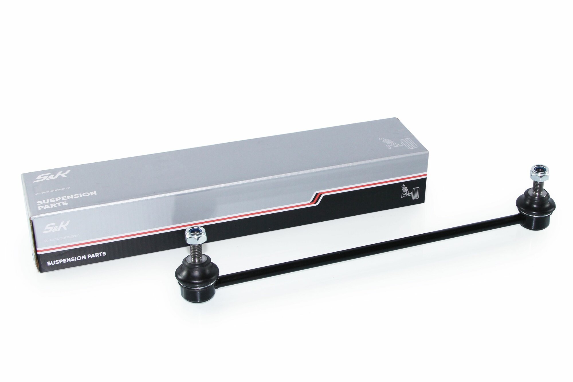 Стойка стабилизатора передней подвески левая или правая для Пежо 1007 2005-, 206 1998-, Ситроен C2 2003-, C3 2002- Peugeot Citroen Артикул SKSL1181 производителя S&K