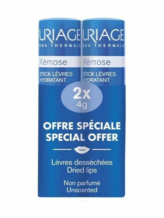 Урьяж Набор Ксемоз Стик для губ увлажняющий 2*4 г