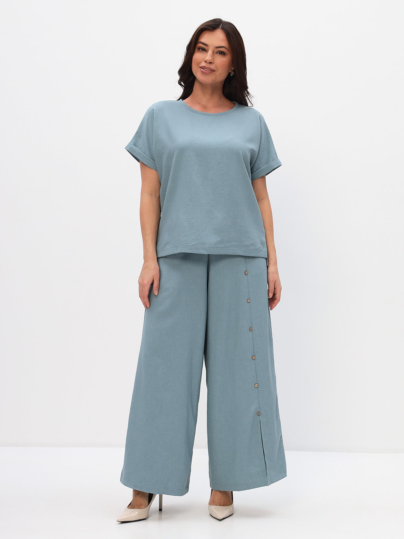 Комплект одежды ткань под лён