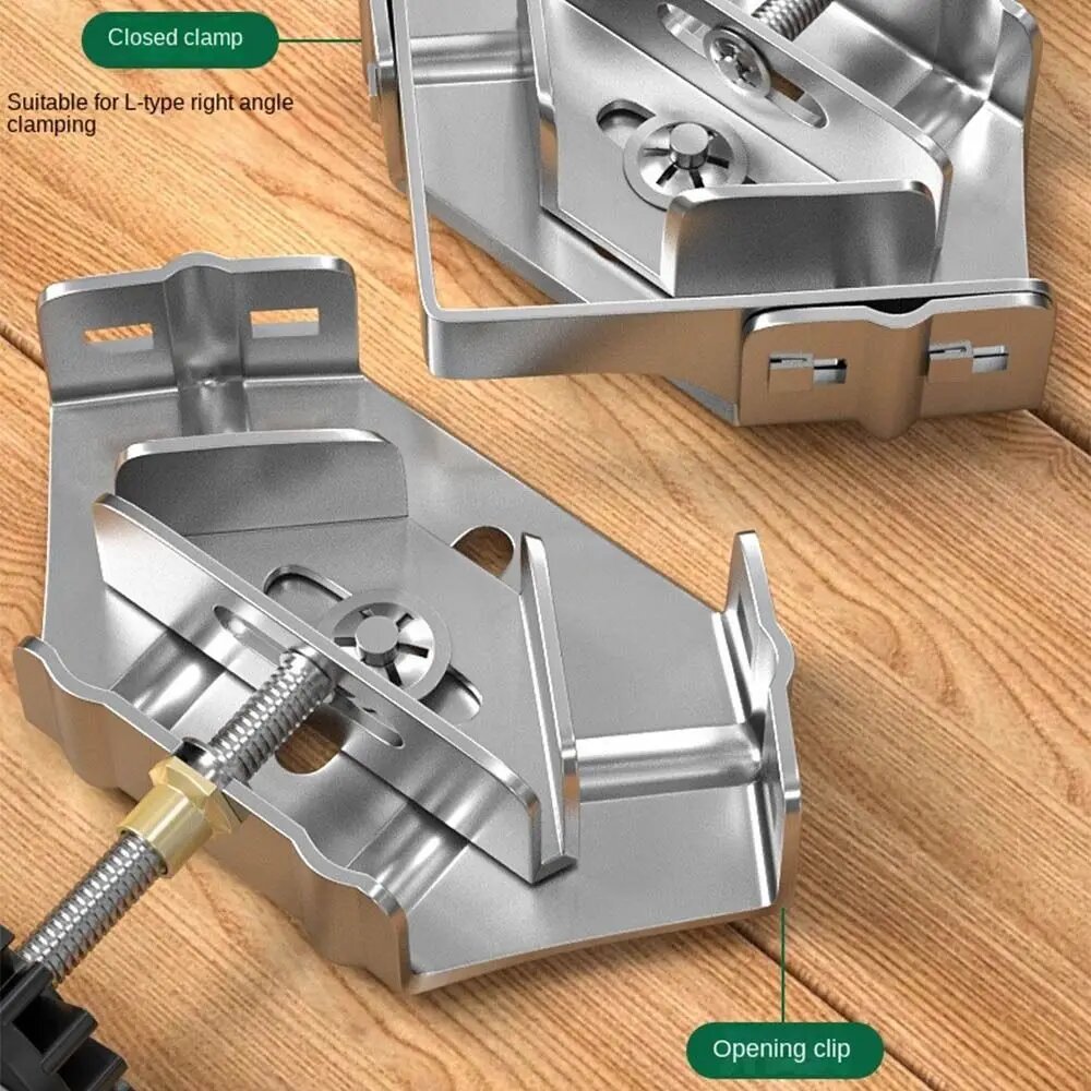 Угловой зажим из нержавеющей стали Close