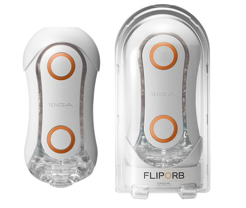Мастурбатор TENGA Flip ORB оранжевый