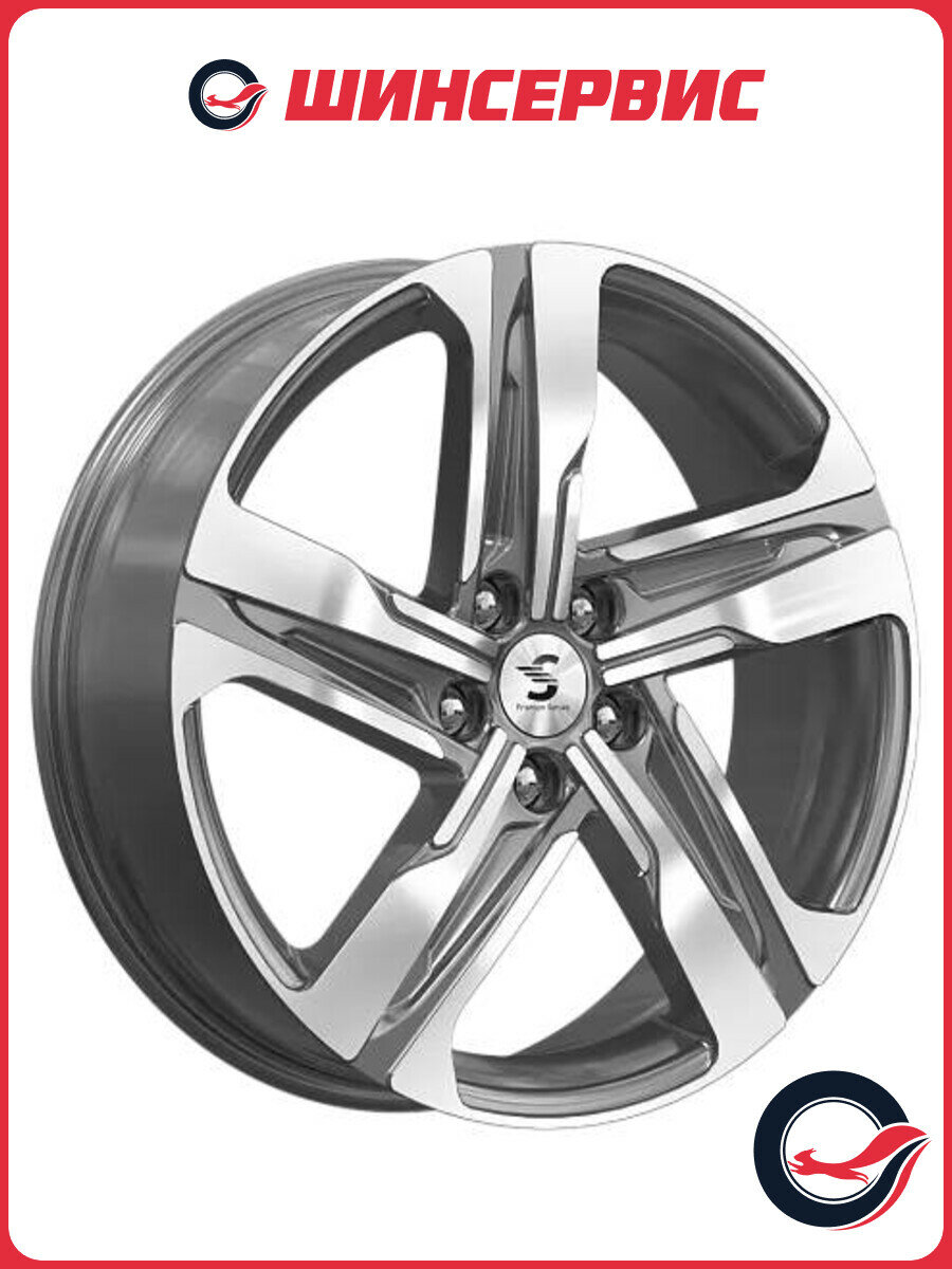 Литой колесный диск Premium Series КР004 Sportage R19x7.5J 5x114.3 ET50 ЦО67.1 для автомобиля