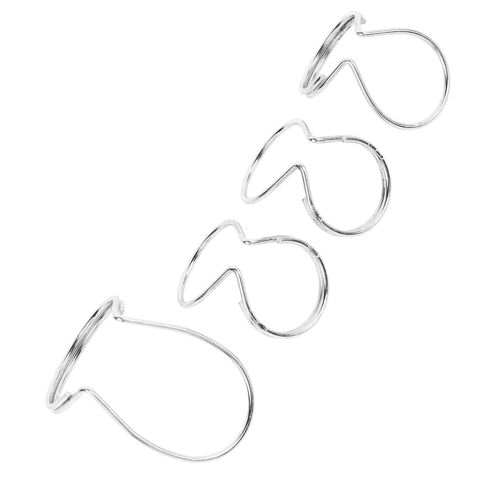 4 шт, металлический медиатор для гитары, большой палец, медиатор, инструмент, аксессуар для игры, серебро