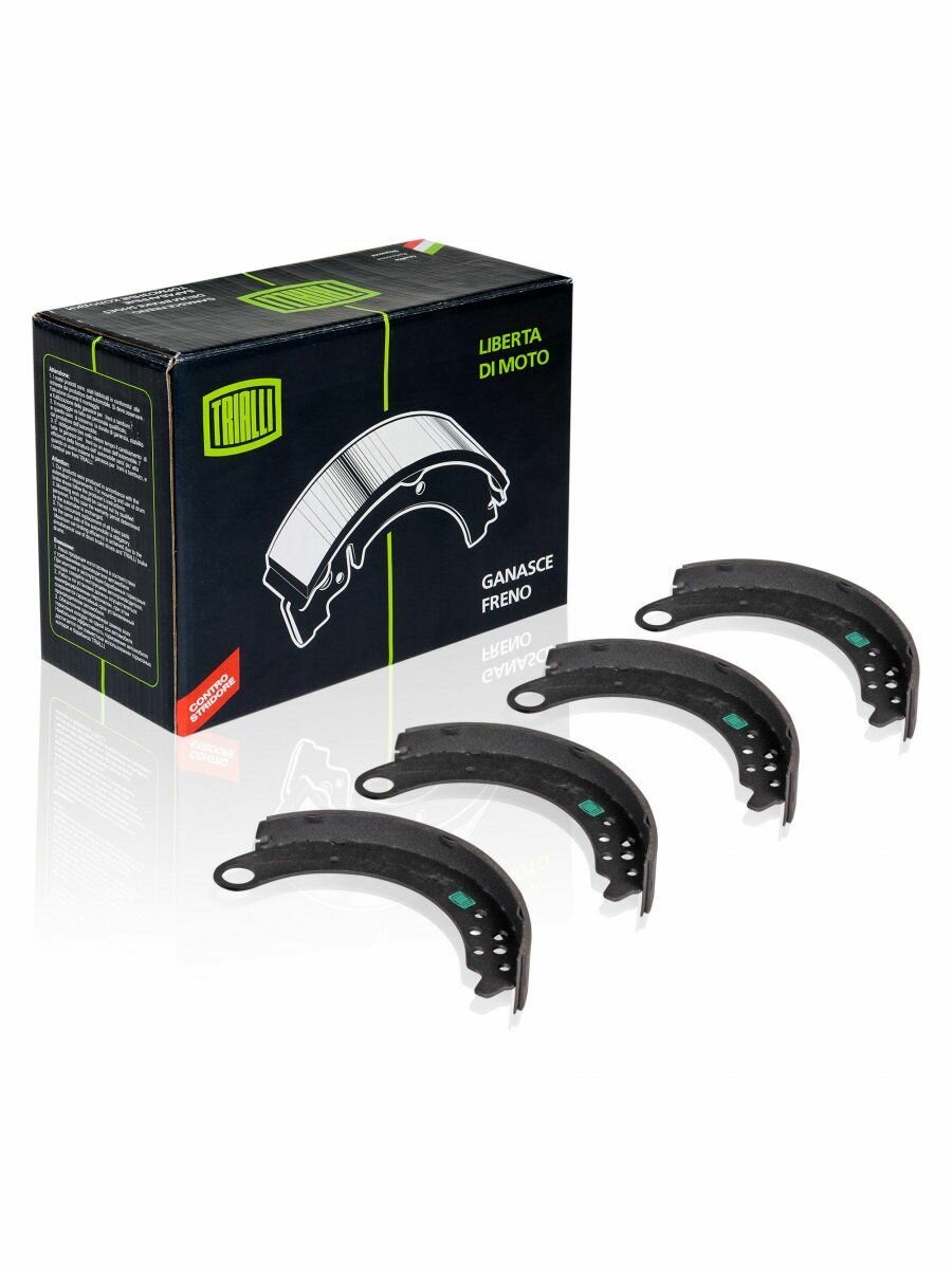 Колодки тормозные барабанные для УАЗ 469 (новый каркас), TRIALLI (GF 23301)