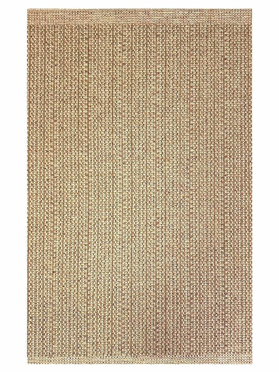 Ковер для комнаты на пол, палас в гостиную, Крит, 140х200, Коричневый, Бежевый, красный