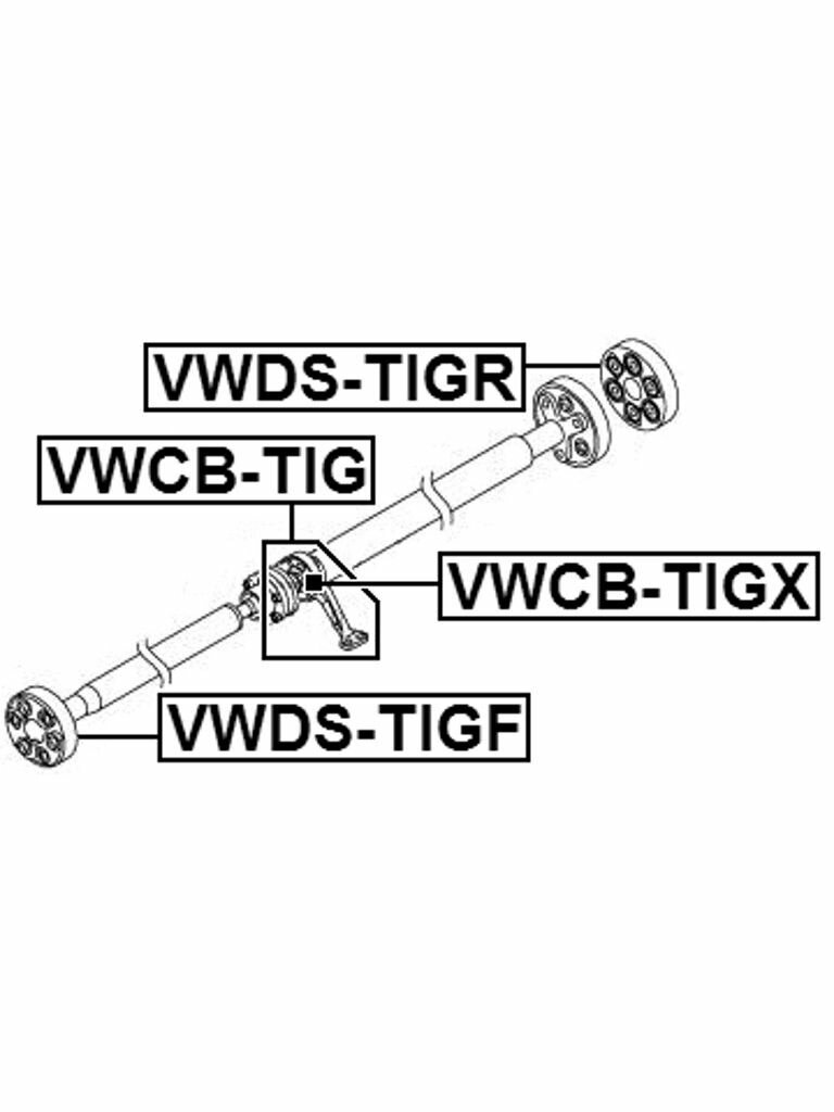 Муфта кардана SEAT, VOLKSWAGEN, SKODA, AUDI VWDS-TIGF FEBEST.