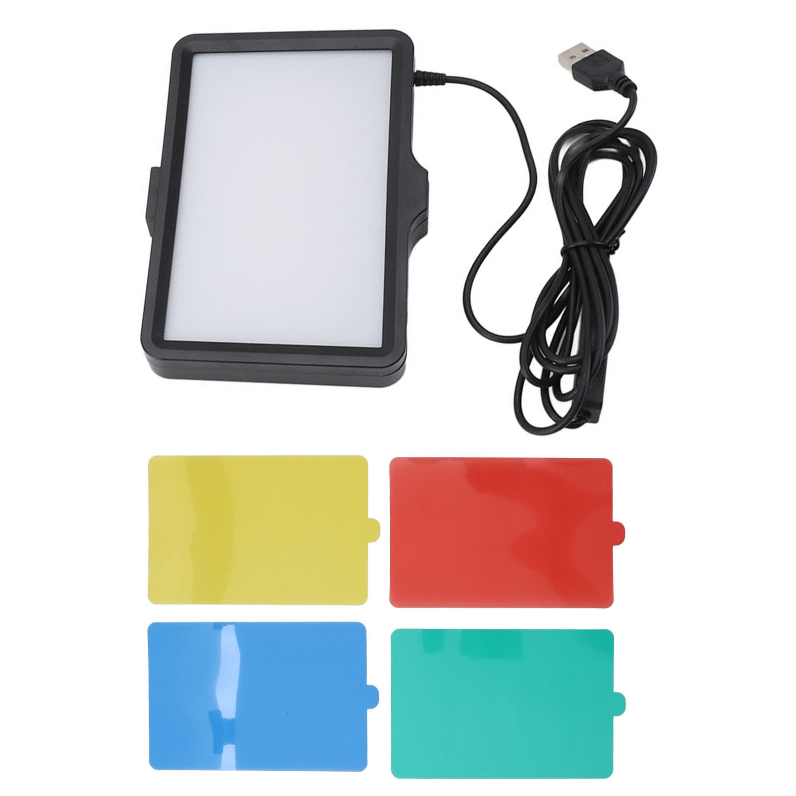 Светодиодный видеосвет для фотокамер с RGB-фильтром, питанием от USB, портативный, с регулируемой яркостью, для цифровых зеркальных камер.