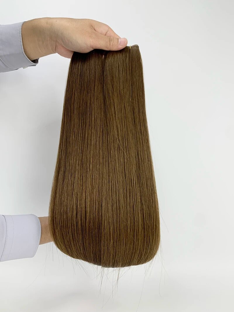 Конский хвост, человеческие волосы P18-1001, обертывание вокруг натуральных 22inches 100g, # 4