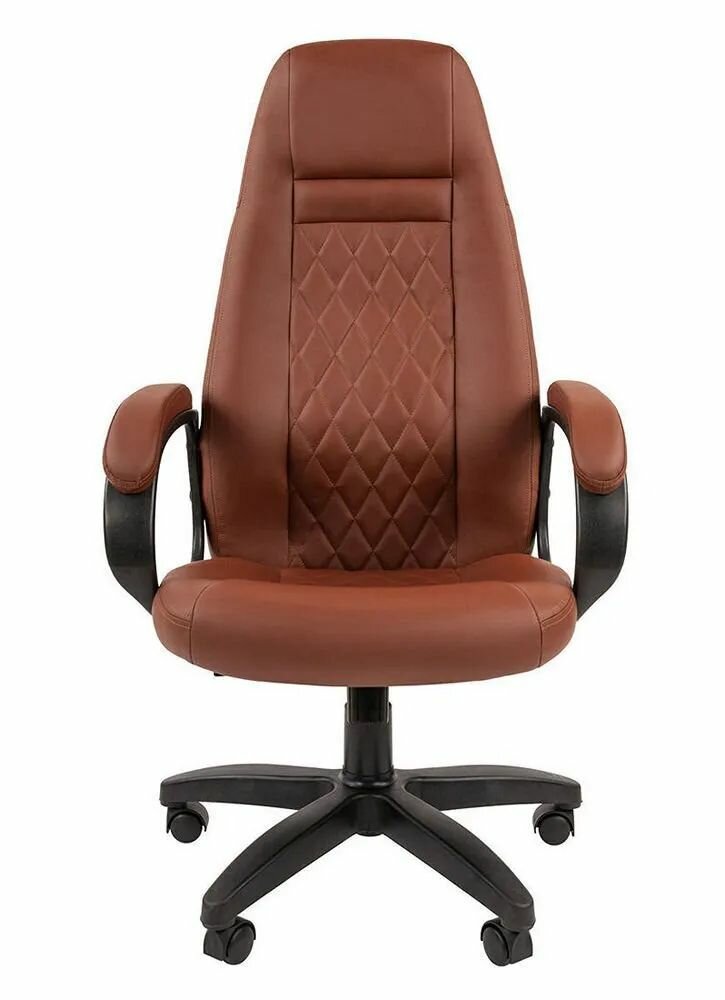 Компьютерное кресло "CHAIRMAN 950 LT", с механизмом качания, коричневое