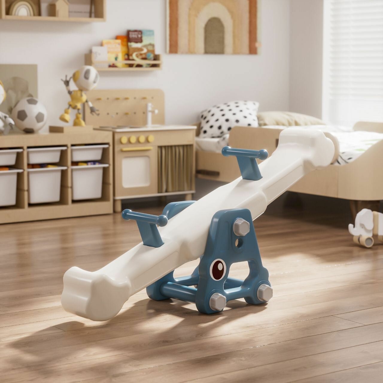 Детский домашний балансир-качалка для сенсорного развития, усиленная конструкция для малышей