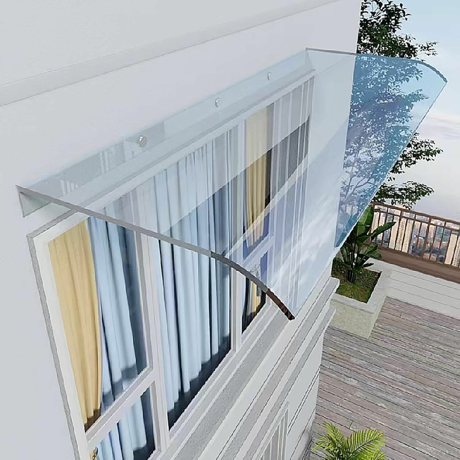 Козырек над крыльцом