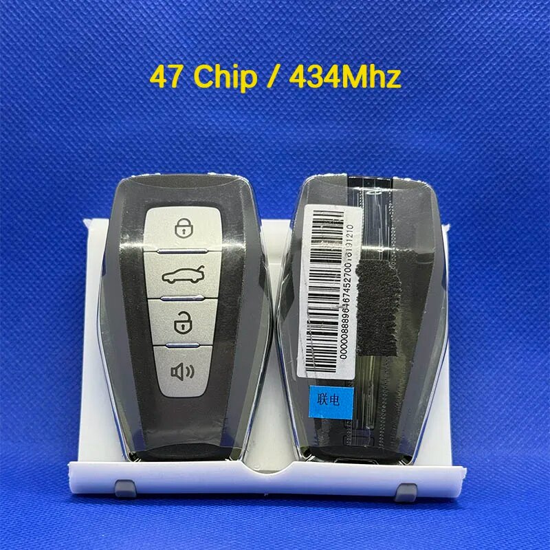 CN031004 OEM 4-кнопочный смарт-ключ дистанционного управления 47 чипов 434 МГц Keyless Go для Geely Coolray X6 Emgrand Global Hawk GX7