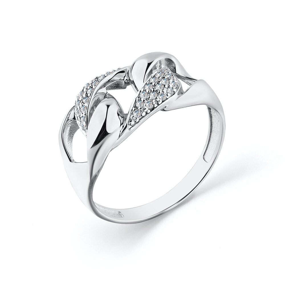 Кольцо, белое золото, 585 проба, бриллиант