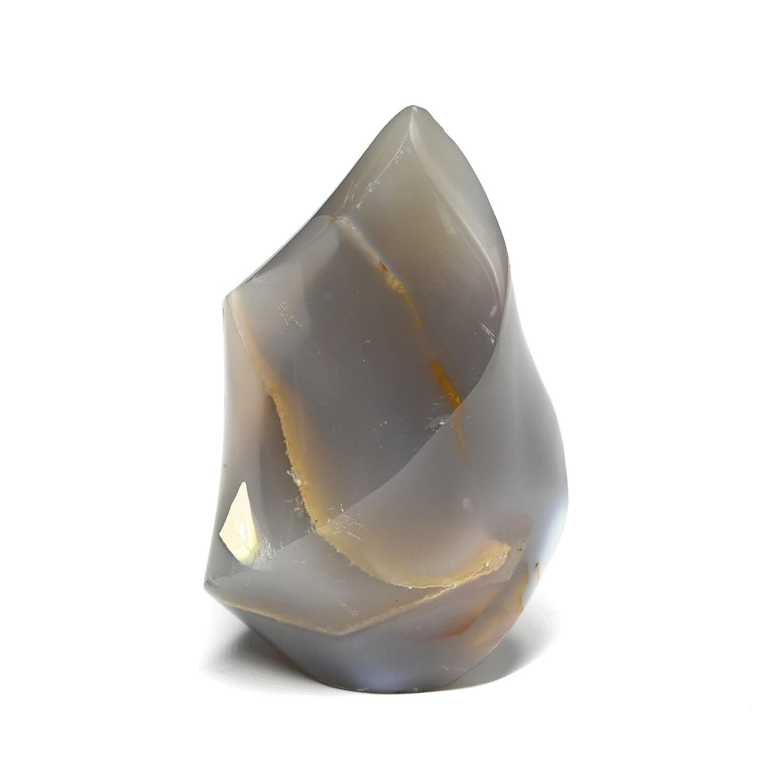 Кристалл из агата "Фонарик" 48*44*80мм, 203г .