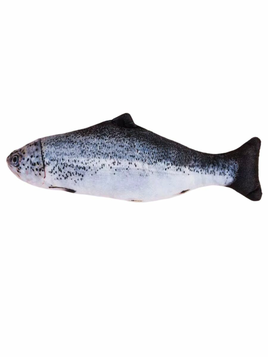 Игрушка для кошек "Дикий лосось" с кошачьей мятой, 19см.