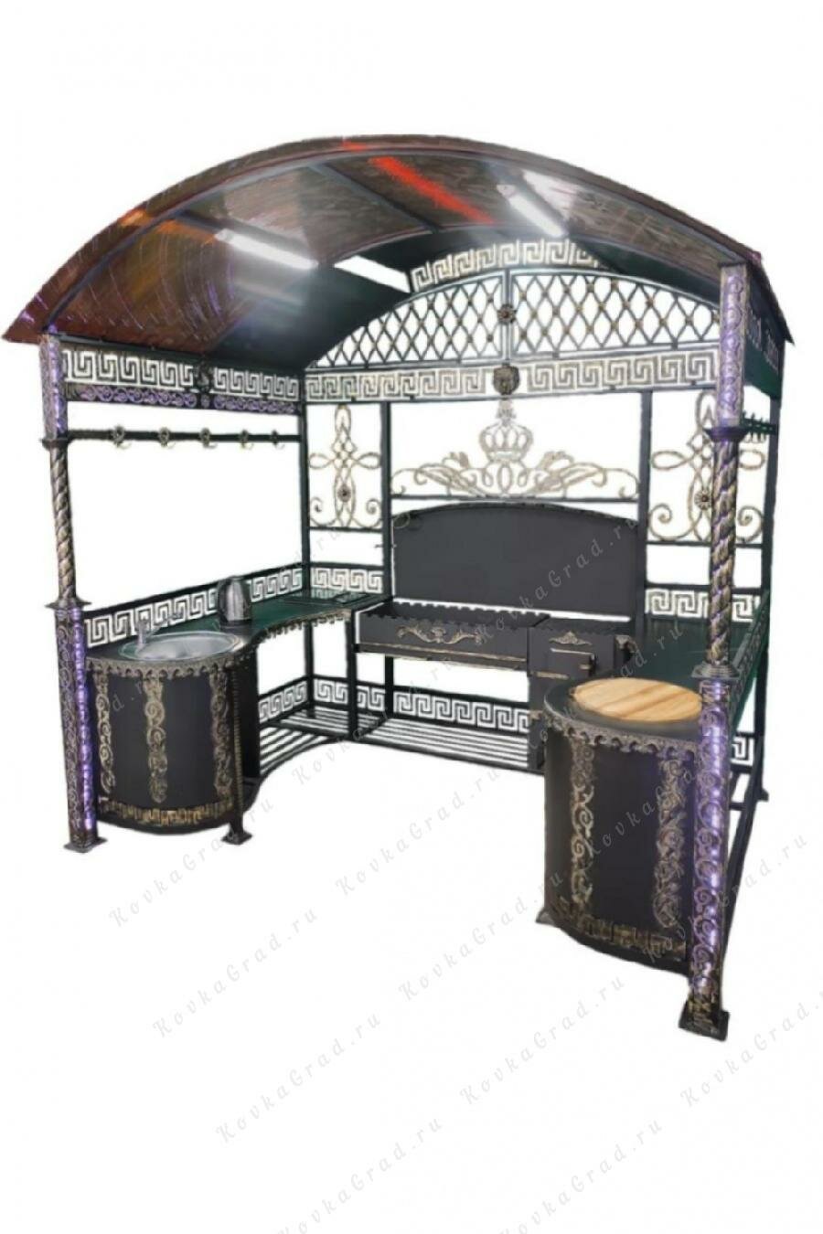 Мангал-беседка «Шериф total look»