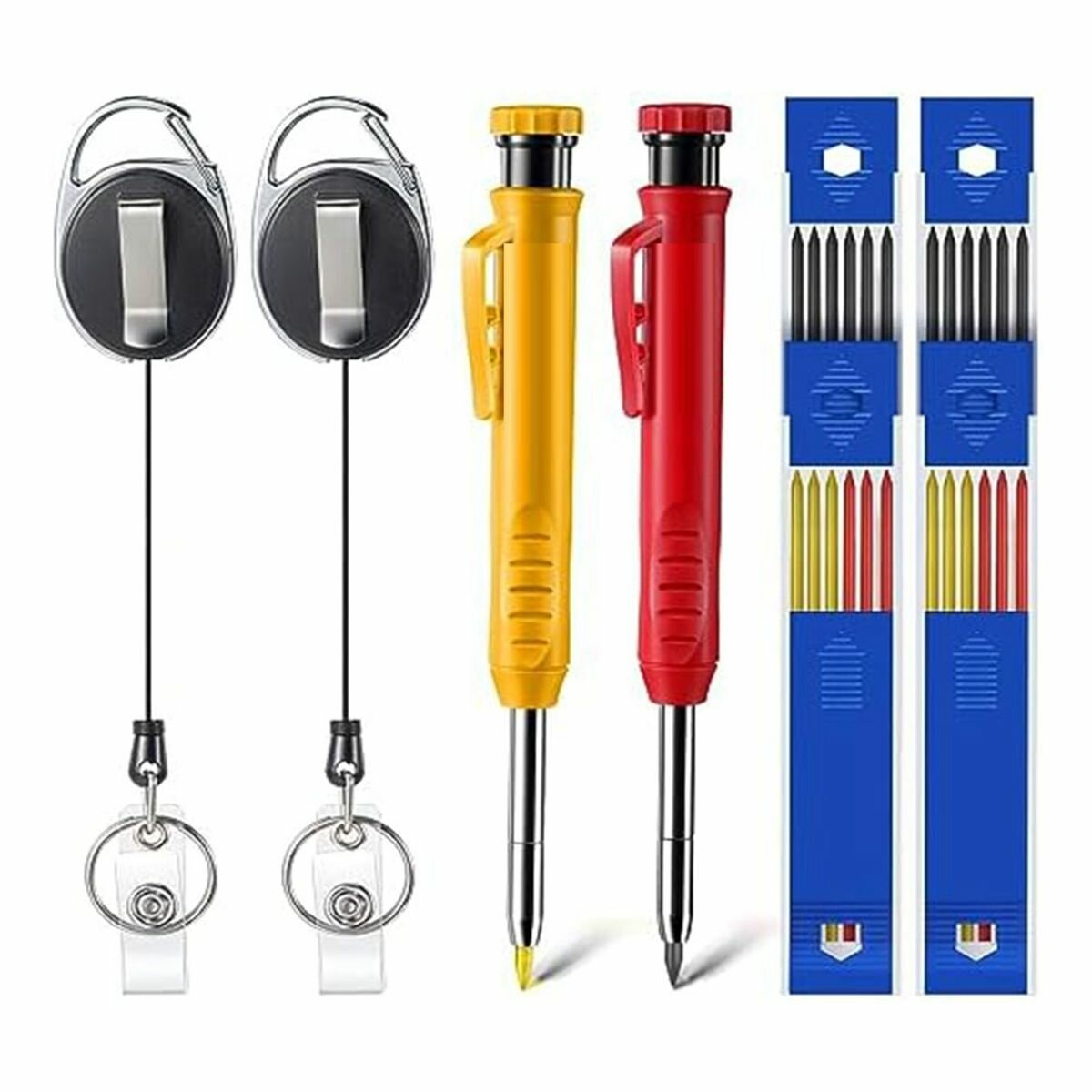 Механический карандаш для деревообработки с выдвижной подставкой