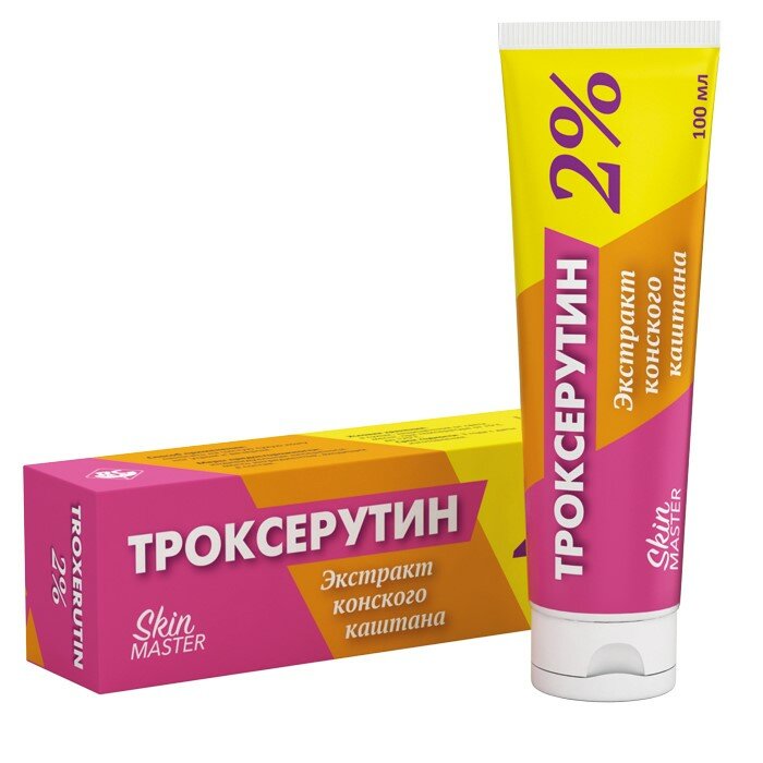 Скин мастер гель-крем с троксерутином для ног 100 мл