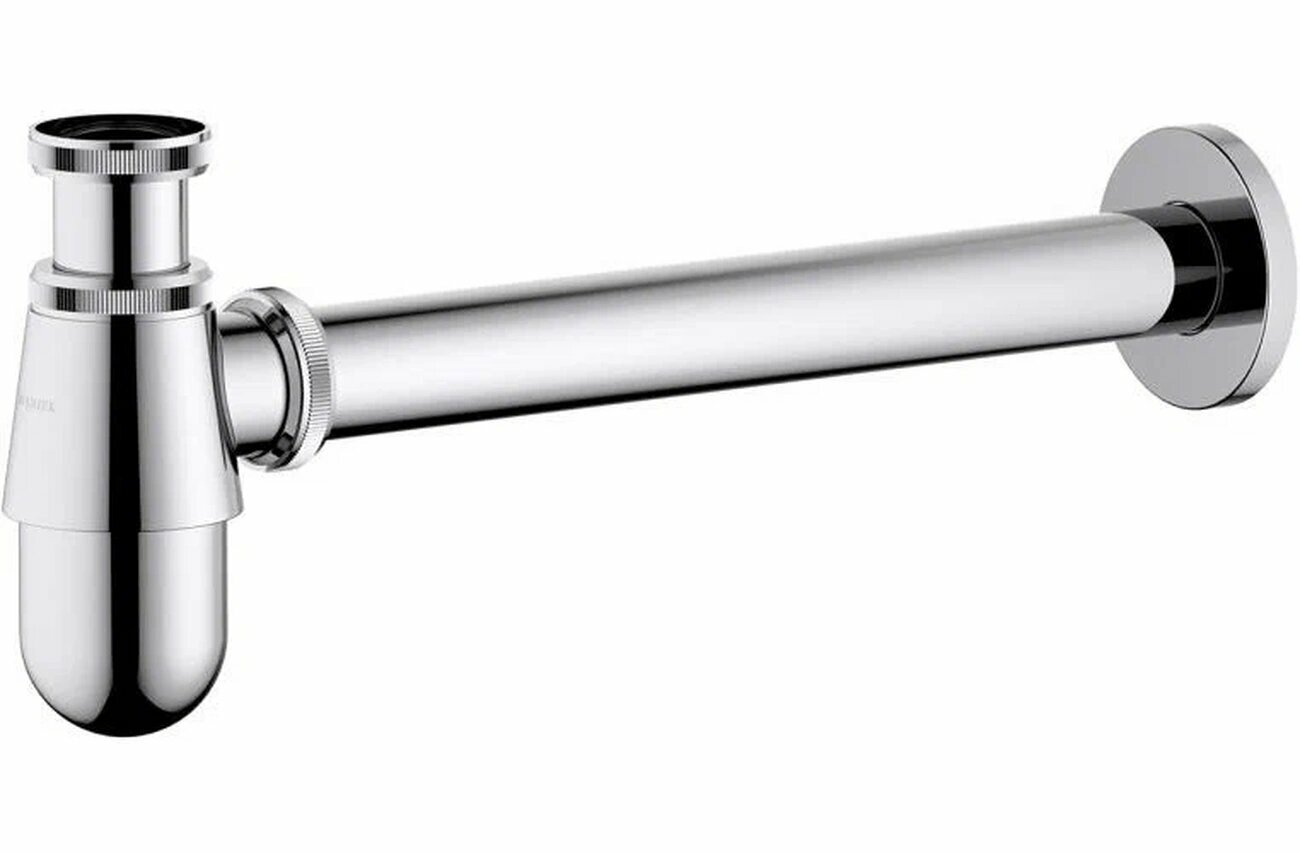 Сифон для раковины бутылочный Aquatek AQ6014CR цвет хром, латунь