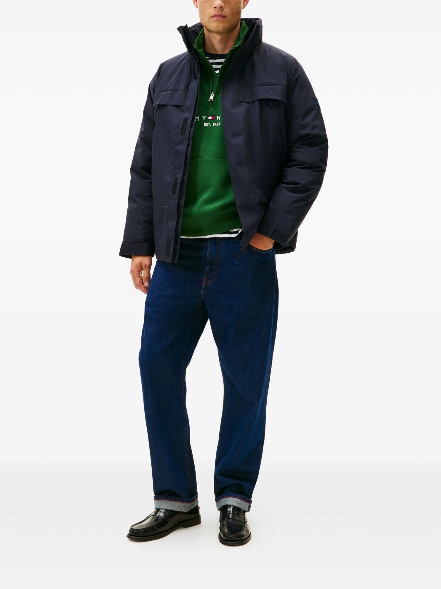 Куртка TOMMY HILFIGER, размер 52 EU, синий — фото 1