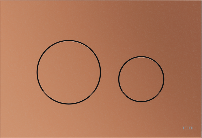 Кнопка смыва TECE Loop 9240937 красная бронза