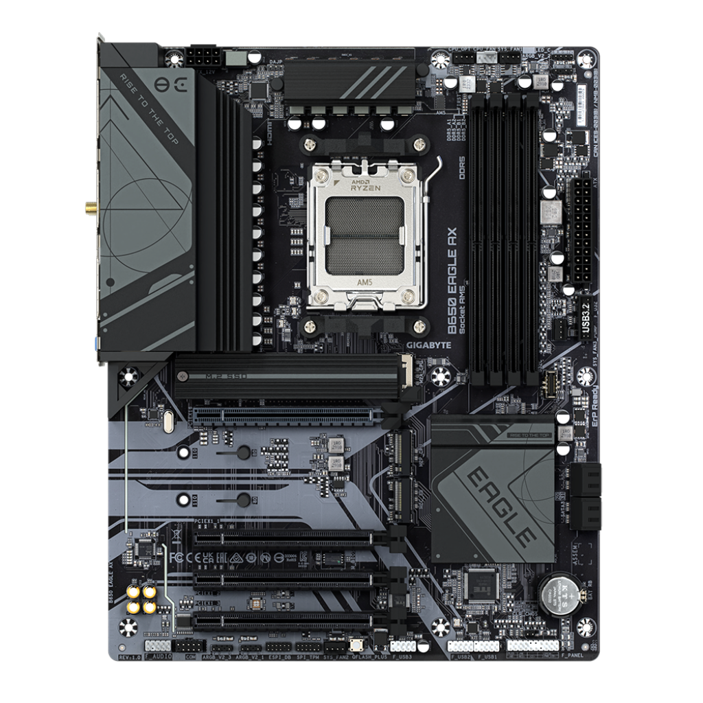 Материнская плата GIGABYTE B650 EAGLE AX, AM5, AMD B650, 4xDDR5-5200 МГц, ATX