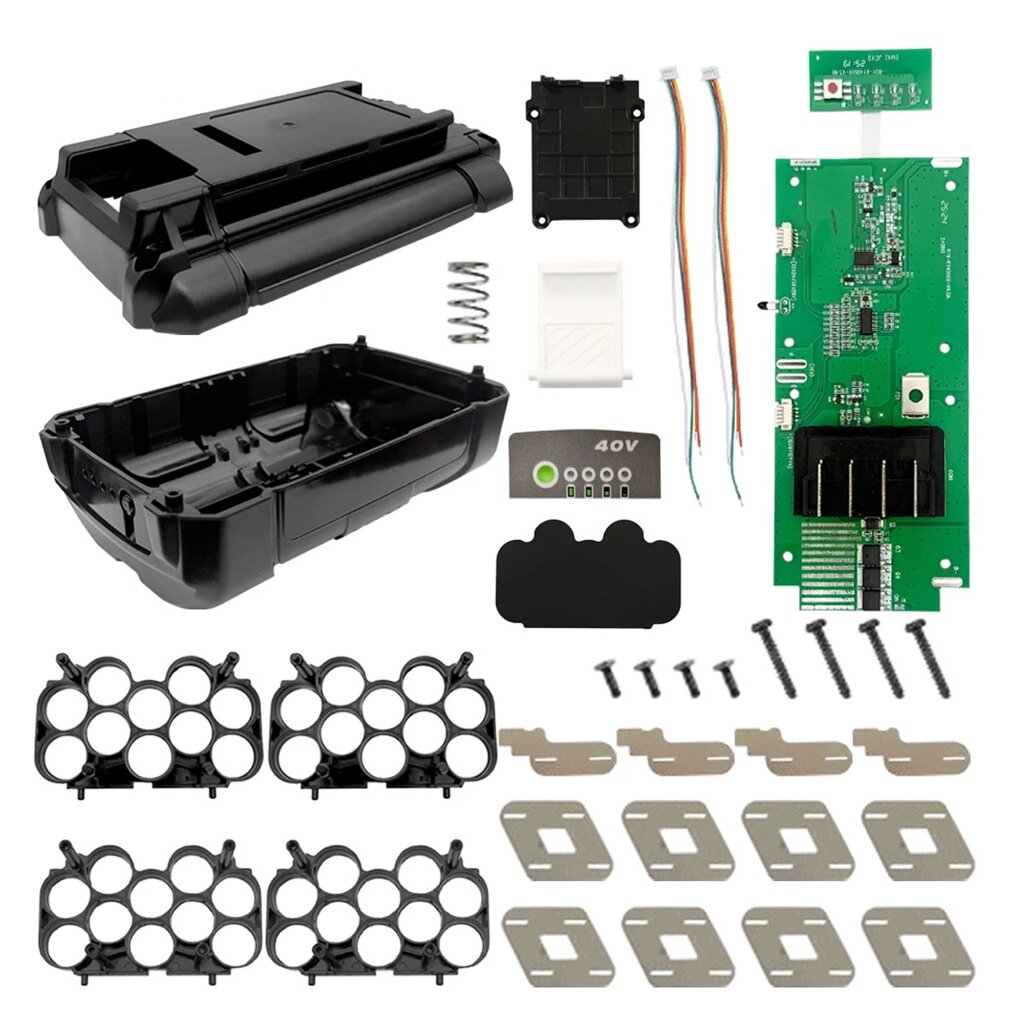 40 В Литиевые батареи Чехол Для 40 В OP4040/OP4026A/OP4050 DIY Проекты 20 Слотов 18650 Держатель Схема Защиты печатной платы